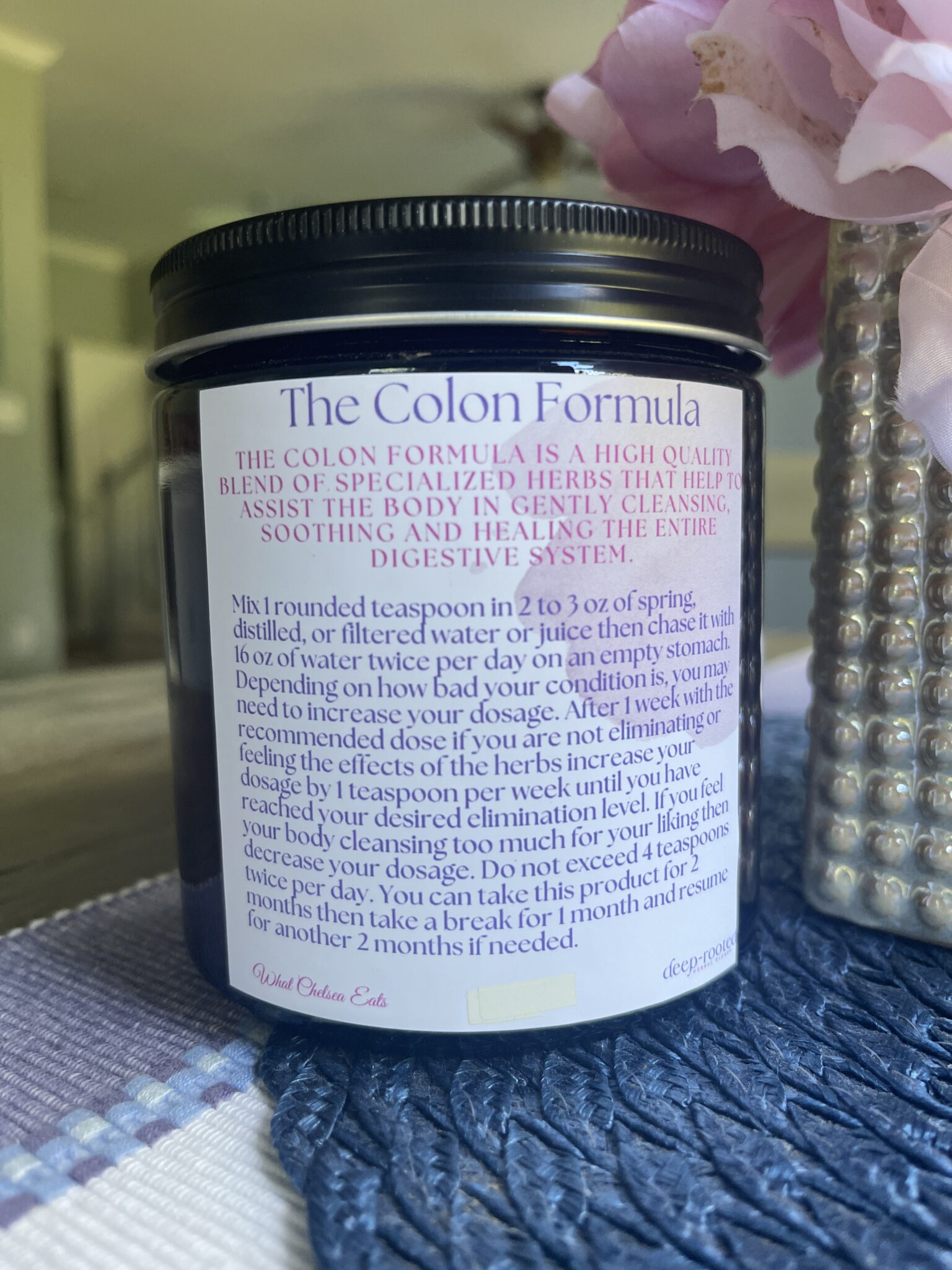 The Colon Formula – What Chelsea Eats